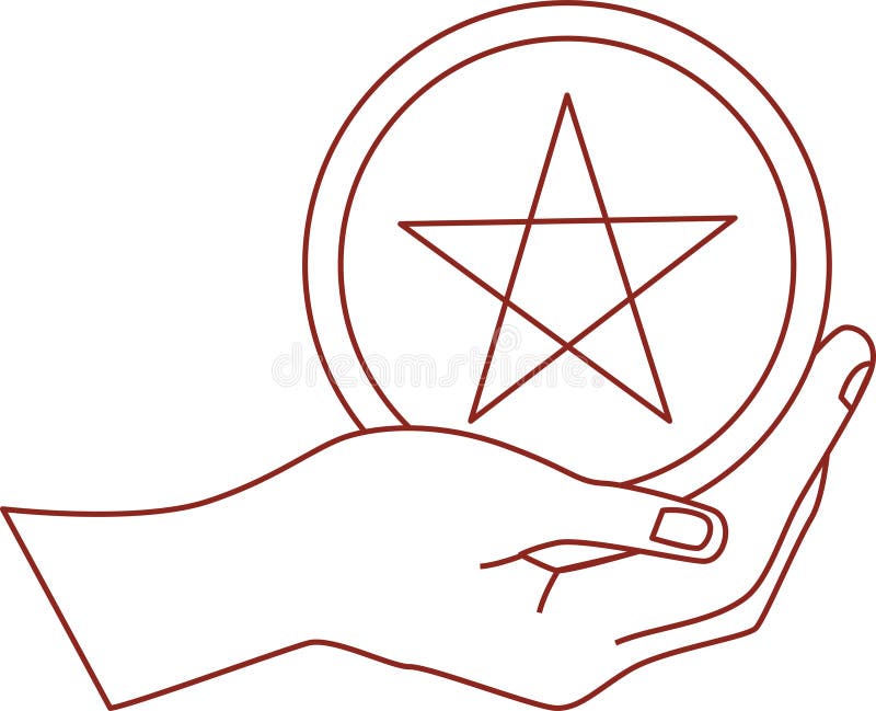 Pentacle Coin Stock Illustrations – 31 Pentacle Coin Stock ...
