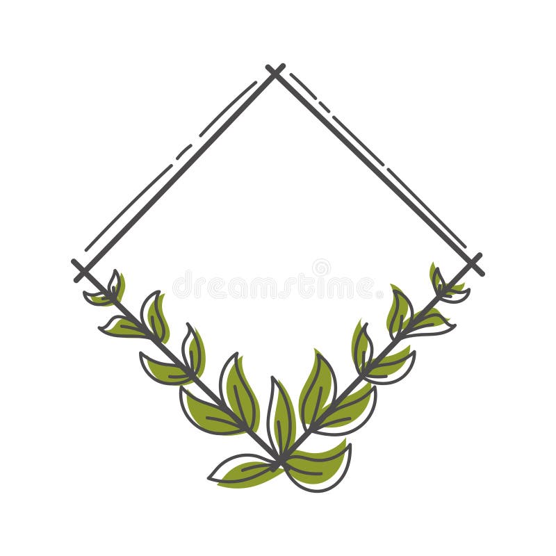 Floral Frame wreaths stock illustration. Illustration of round - 324309357