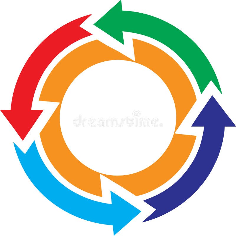Circular Arrow Icons Vector Stock Vector - Illustration of motion ...