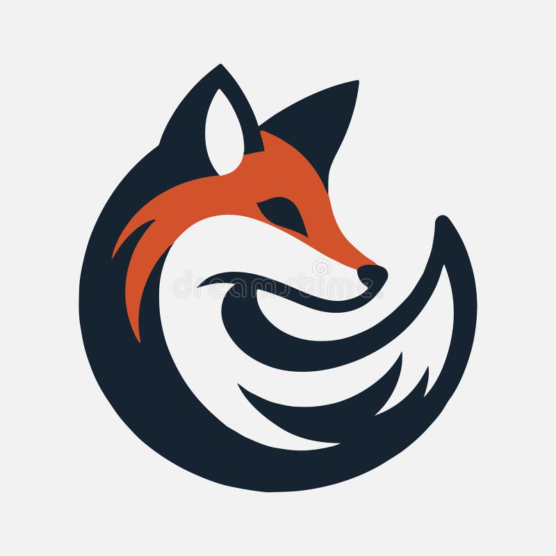Print Elegant Fox Silhouette Logo, a Perfect Blend of Style and ...