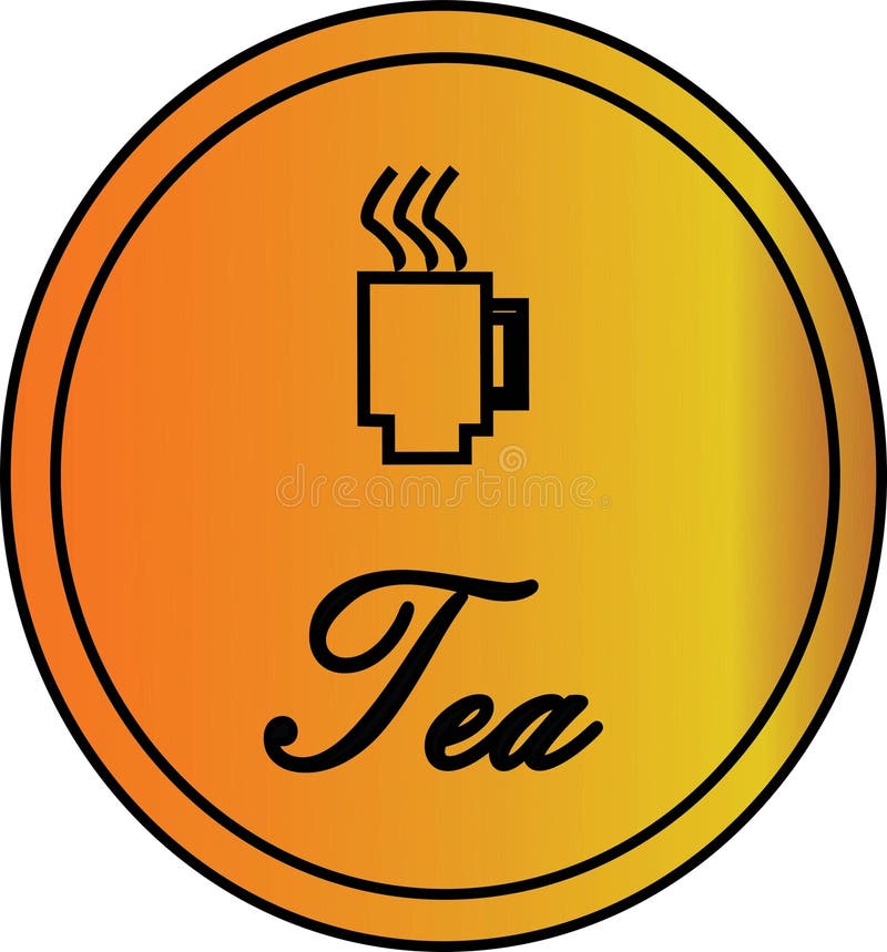Modern Tea Logo with Gradient Design Stock Illustration - Illustration ...