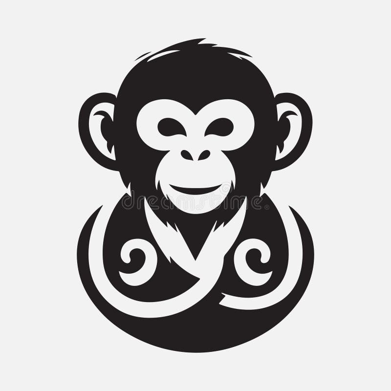 Majestic Monkey Silhouettes: Capturing Nature S Grace in Shadow Stock ...