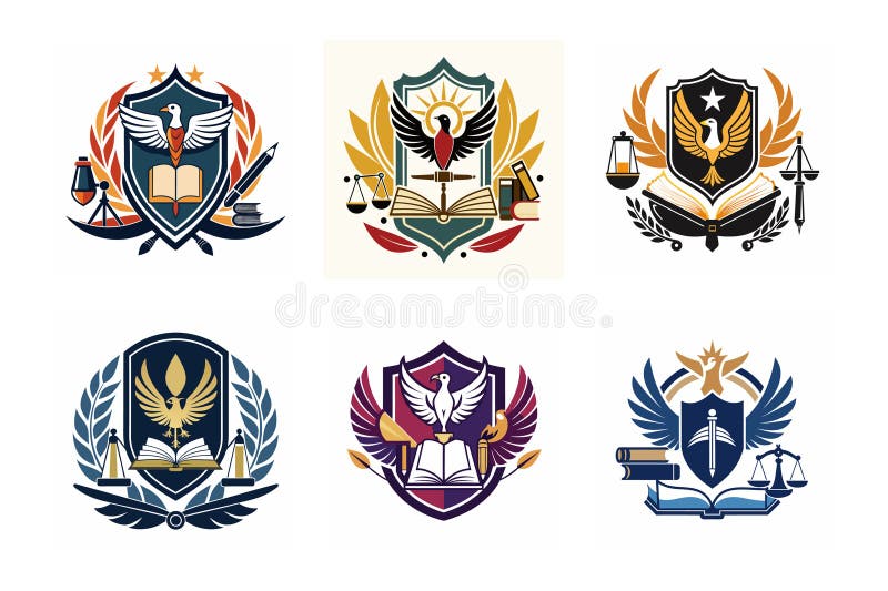 Logotype for Legal Company Vector Illustration Stock Illustration ...