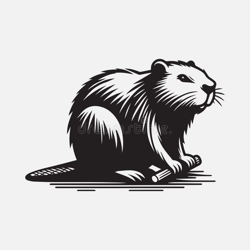 Print Stunning Beaver Silhouette Vector Designs for Your Creative ...