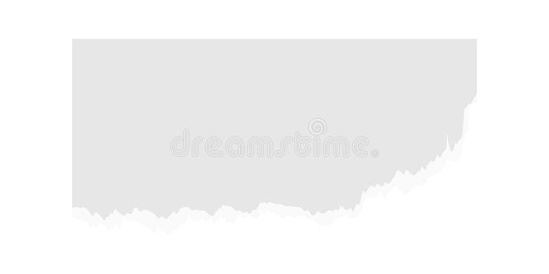 Torn Paper Pieces Illustration Stock Illustration - Illustration of ...