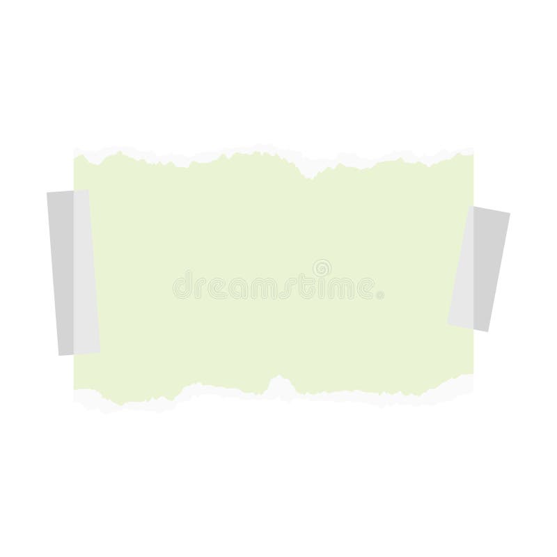 Torn Paper Pieces Illustration Stock Illustration - Illustration of ...