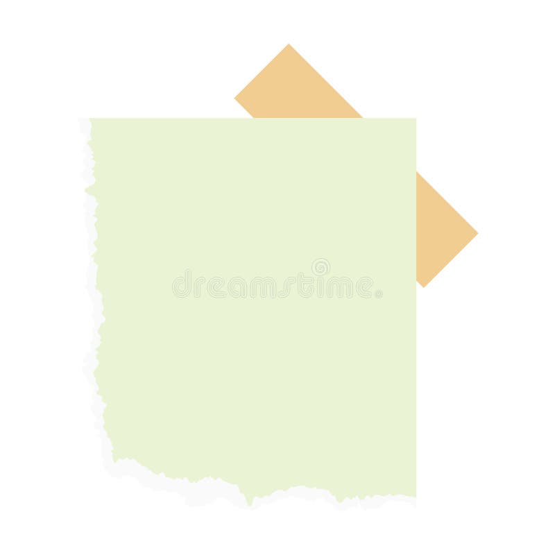 Torn Paper Pieces Illustration Stock Illustration - Illustration of ...