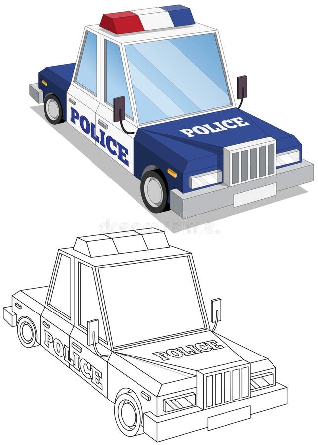 The Police Car Stock Illustration Illustration Of Safety 325090808