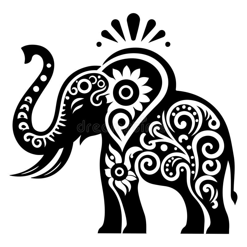 Premium Quality Elephant Silhouette Vector Stock Vector - Illustration ...