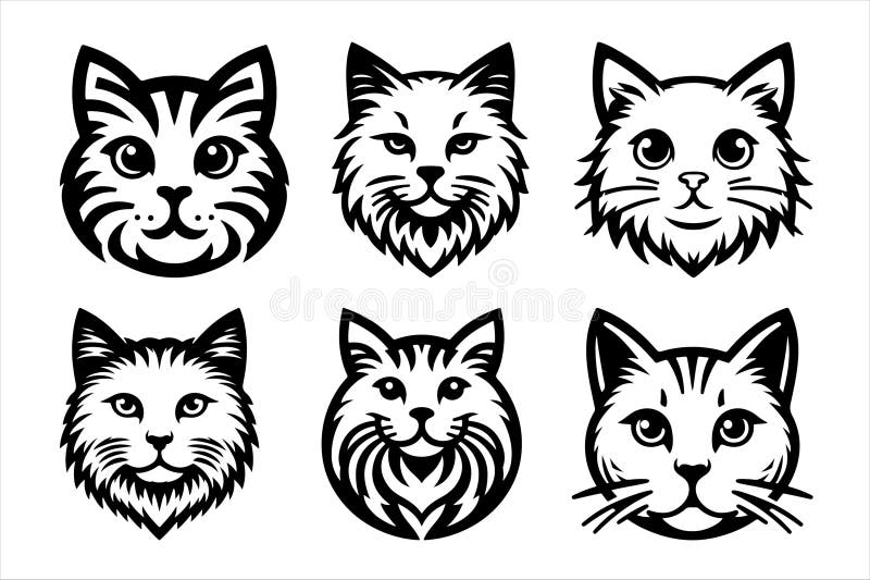 The Perfect Cats Vector Art Design Stock Vector - Illustration of ...
