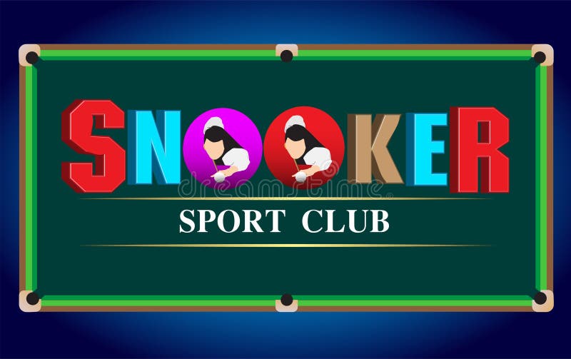 Snooker sport club stock vector. Illustration of activity - 325271436