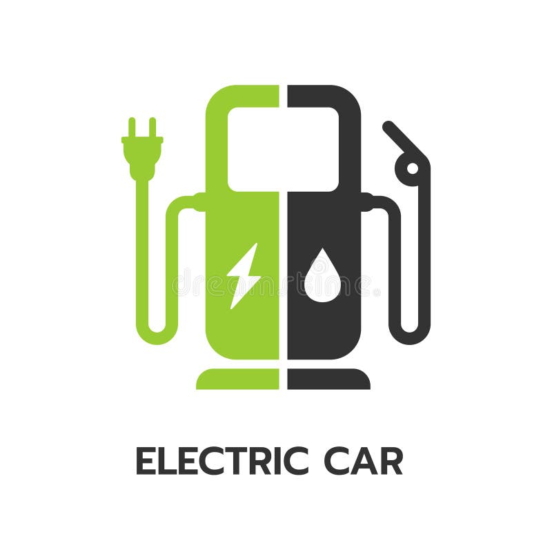 Plug-in Hybrid Electric Vehicles Icon (PHEV Car) Stock Vector ...
