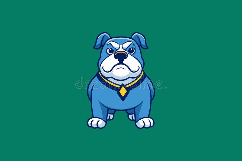 Bulldog Retro Vintage Vector Artwork for Logo. Stock Vector ...