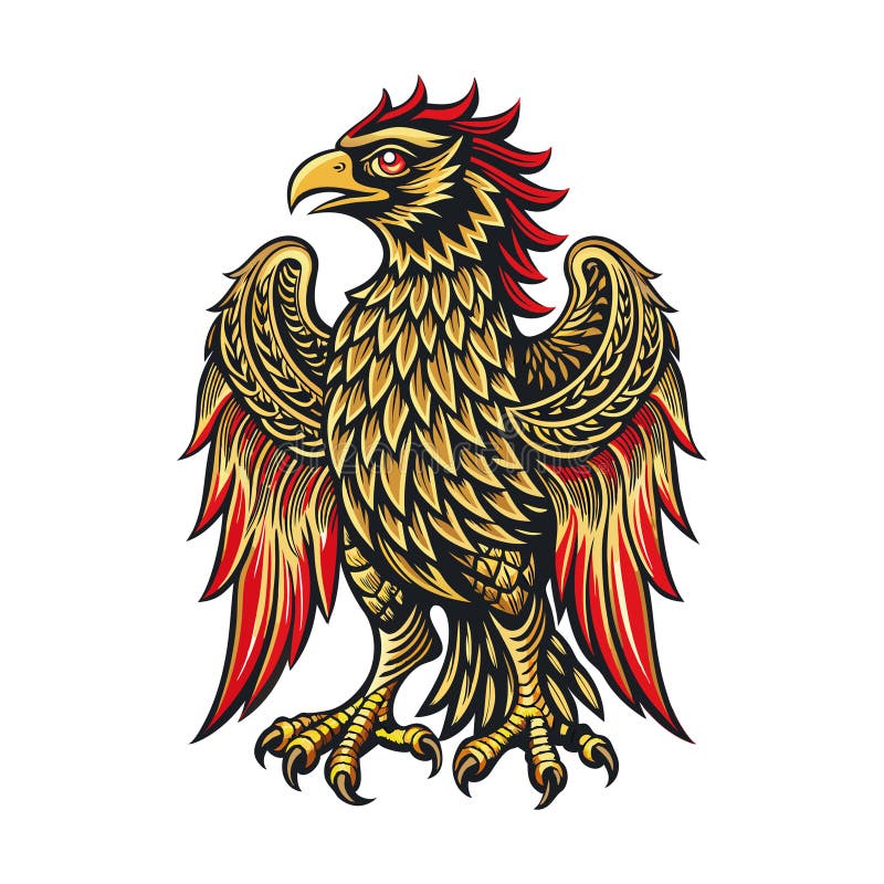 Soaring Elegance! Ornate Eagle Clipart Stock Vector - Illustration of printable, majestic: 325772657