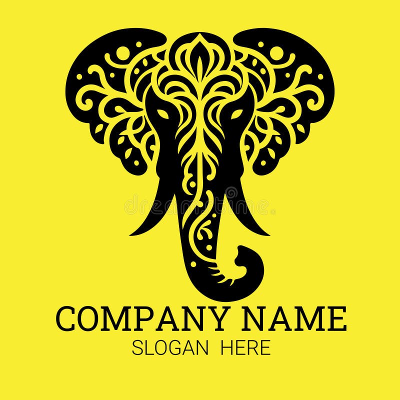 Premium Elephant Logo for Corporate Branding Stock Illustration ...