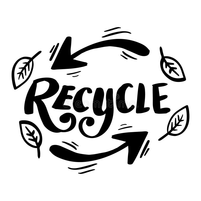 Recycle Lettering Stock Illustrations – 11,004 Recycle Lettering Stock ...