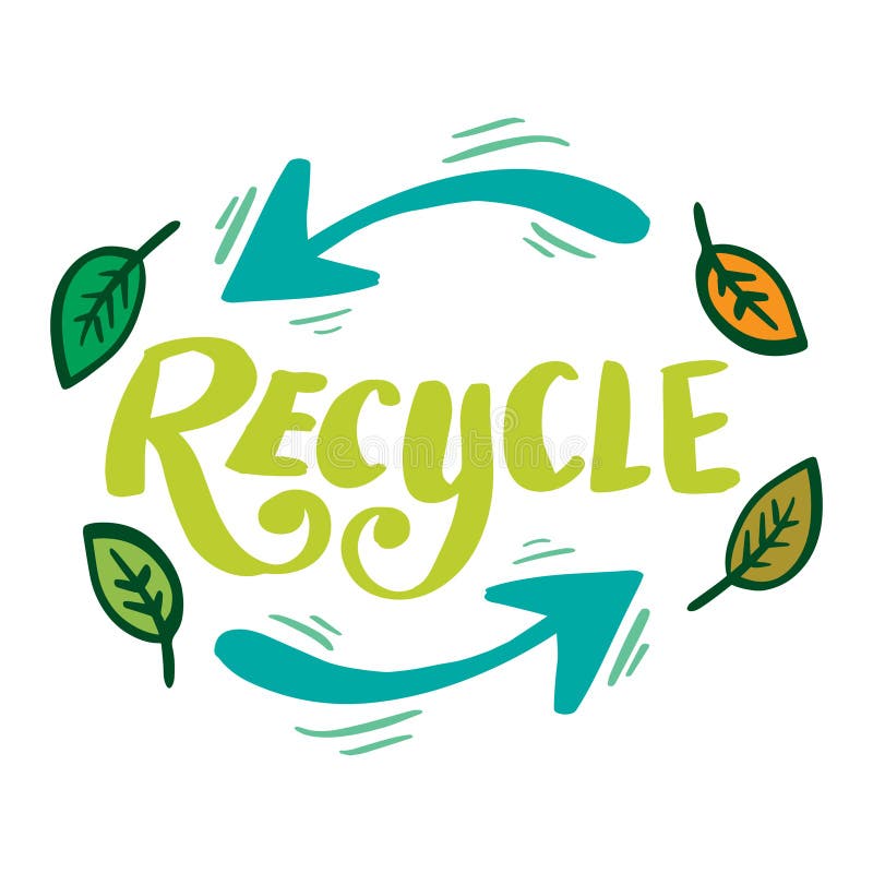 Recycle Lettering Stock Illustrations – 11,004 Recycle Lettering Stock ...