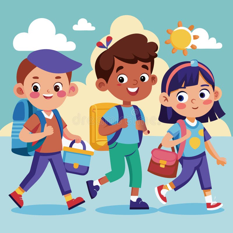 School Friends Clipart Stock Illustrations – 2,249 School Friends ...