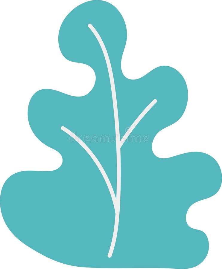 Green Rustic Organic Leaves Botanical Illustration Stock Vector ...