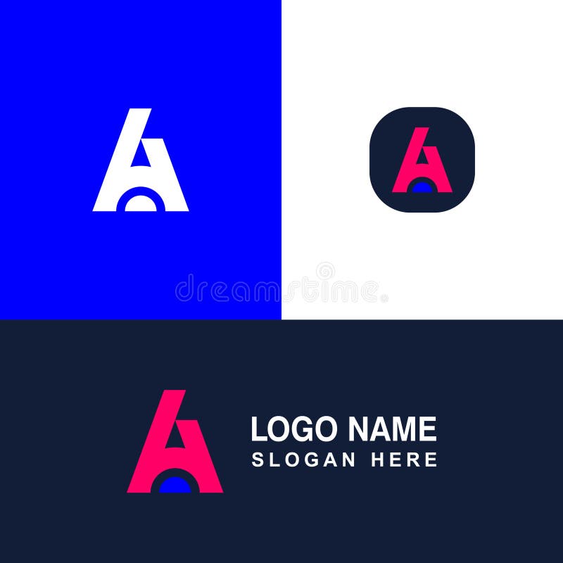 A Logo Design for Electronics Business. Stock Illustration ...