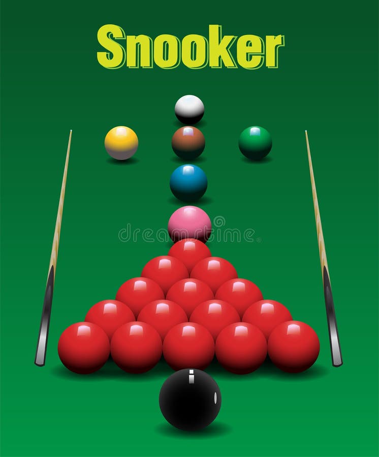 Snooker game stock vector. Illustration of decoration - 326411526