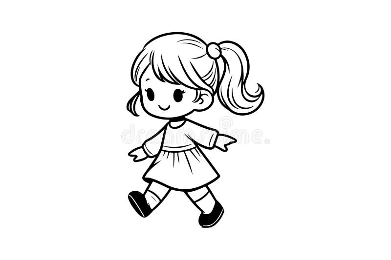 Cartoon Silhouette Vector Illustration EPS Stock Vector - Illustration ...