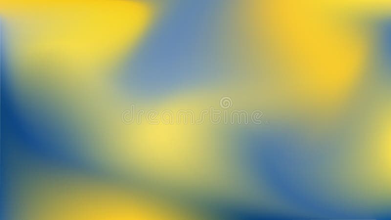 Blurred Yellow and Blue Holographic Spectrum Gradient Abstract ...
