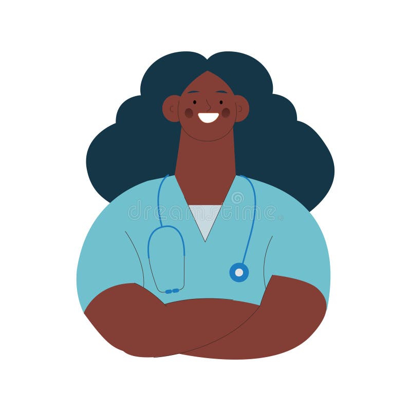 Female Medical Specialist. Modern Flat Vector Concept Illustration ...