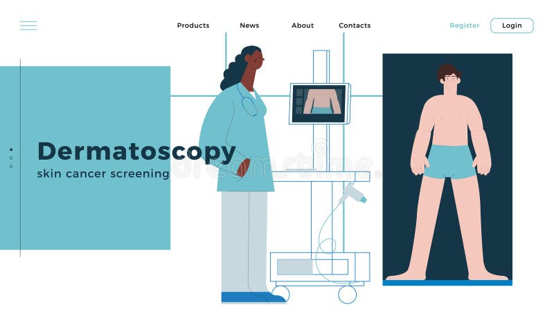 Dermatoscopy. Skin Cancer Screening. Medical Equipment. Medical ...