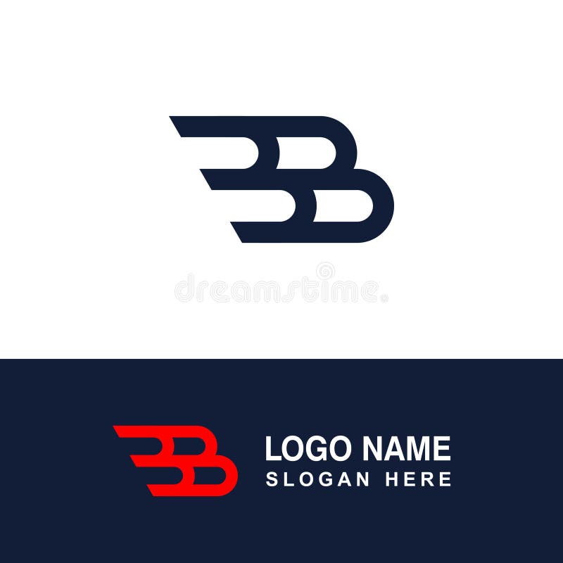 Creative BB Letter Logo for Automotive Business. Etc. Stock Vector ...