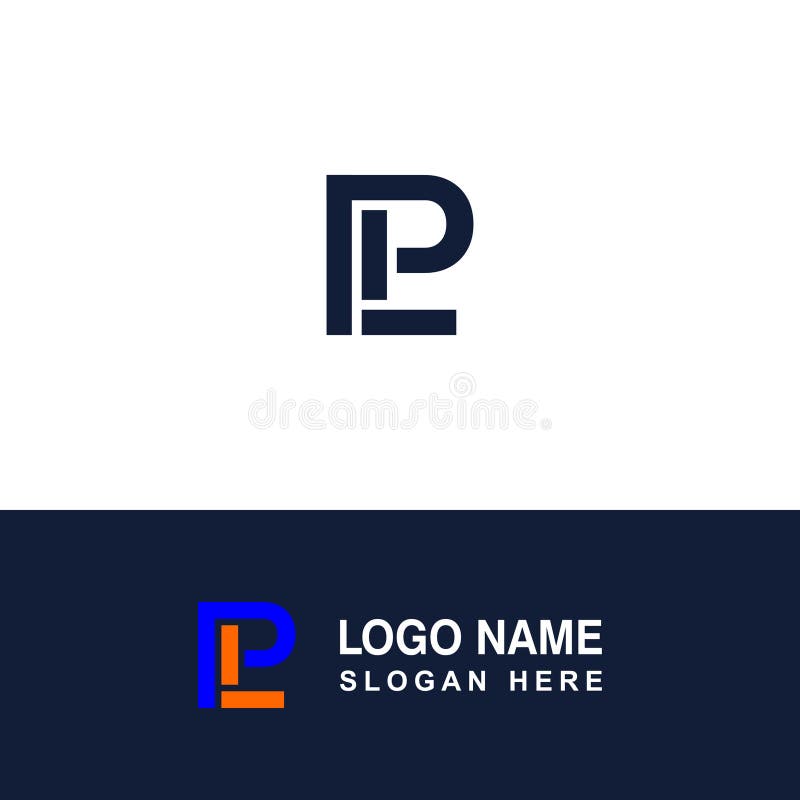 PL Logo Illustration for the Company. Stock Vector - Illustration of ...