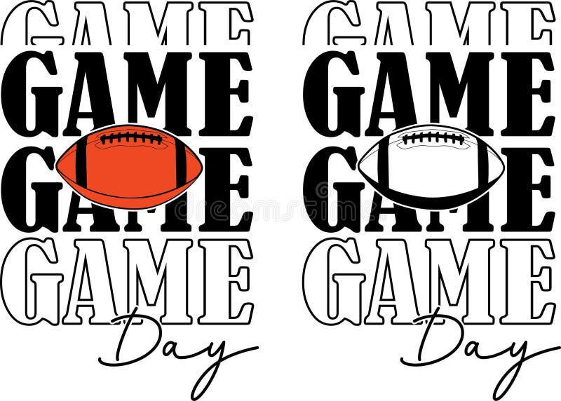 Football Game Day, Football American, Football Silhouette, Football Cut ...