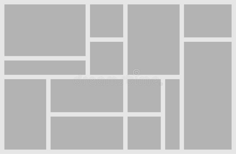 Rectangular Collage Frames Stock Illustrations – 341 Rectangular ...