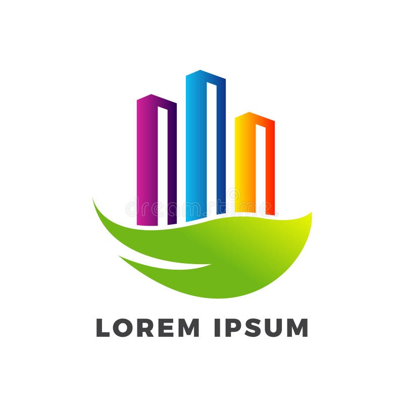 Real Estate Logo Design. Property and Construction Logo Design Stock ...