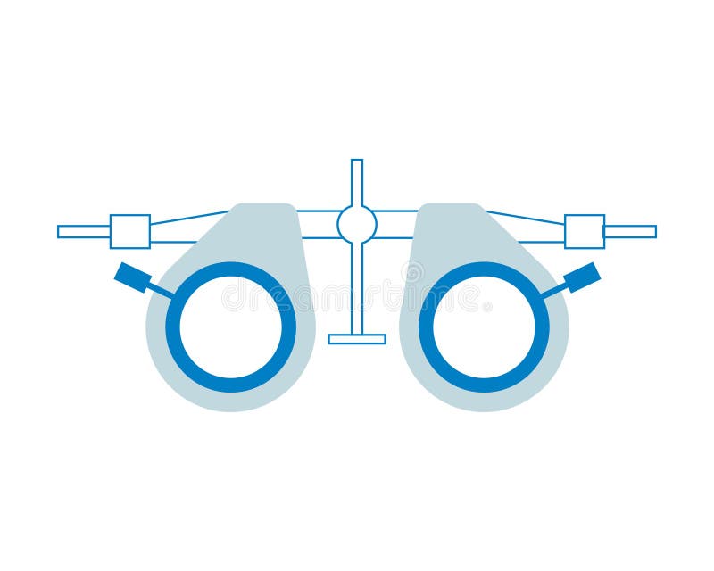 Optometry. Adjustable Optical Trial Lens. Medical Equipment Stock ...