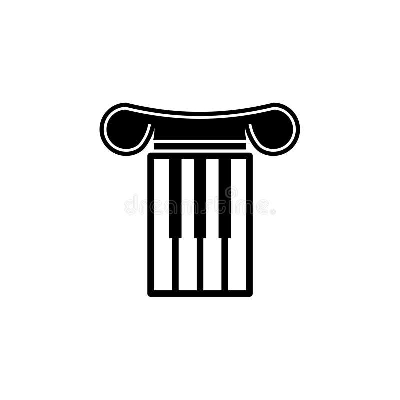 Musical Logo Design, Piano Symbol Vector Stock Illustration ...