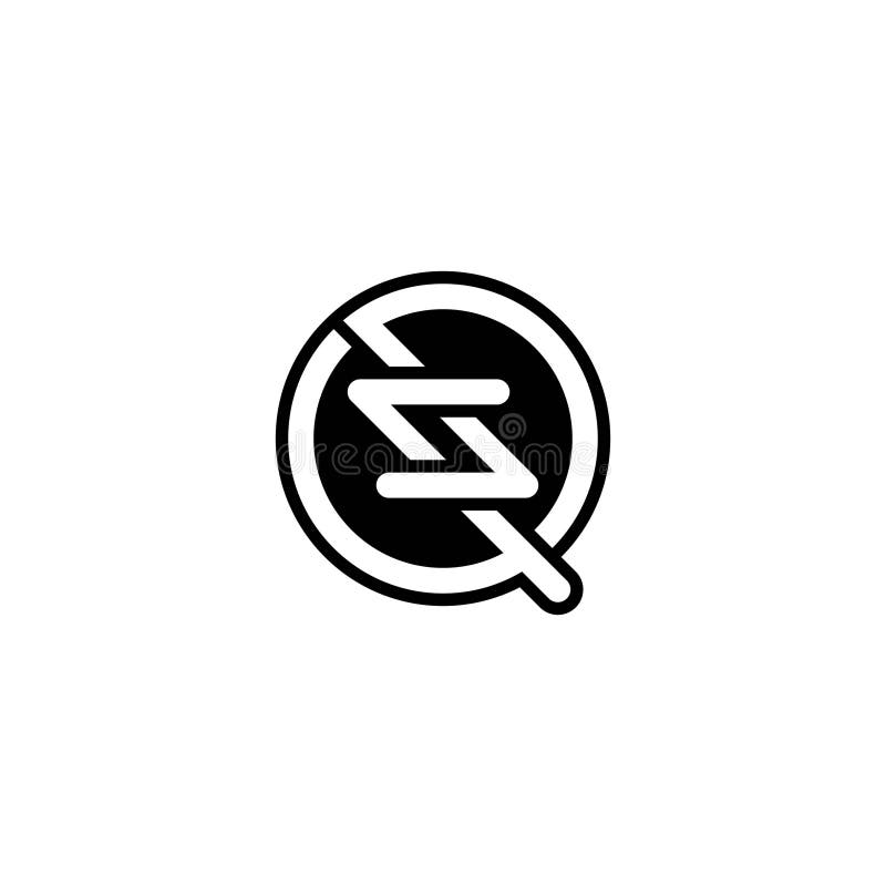 Alphabet Initials Logo ZQ, QZ, Q and Z Stock Vector - Illustration of ...