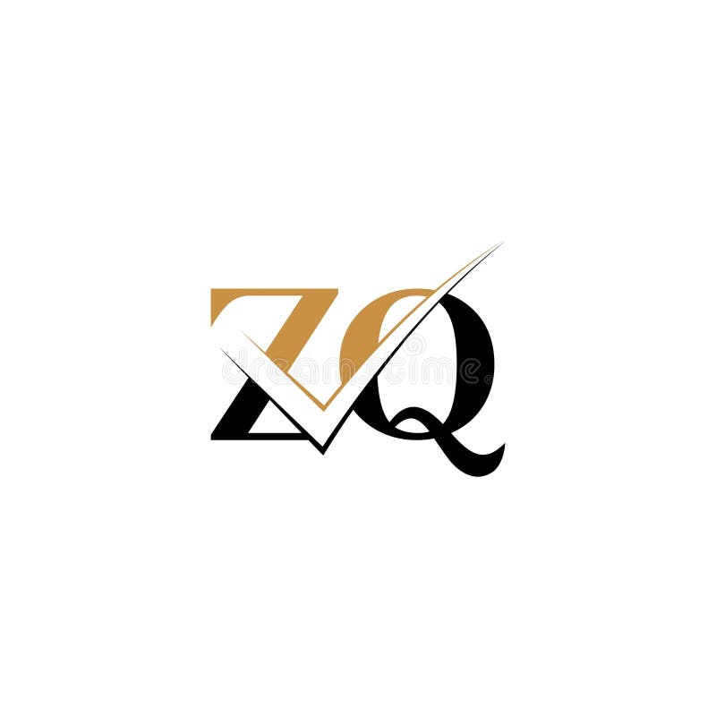 Alphabet Initials Logo ZQ, QZ, Q and Z Stock Vector - Illustration of ...