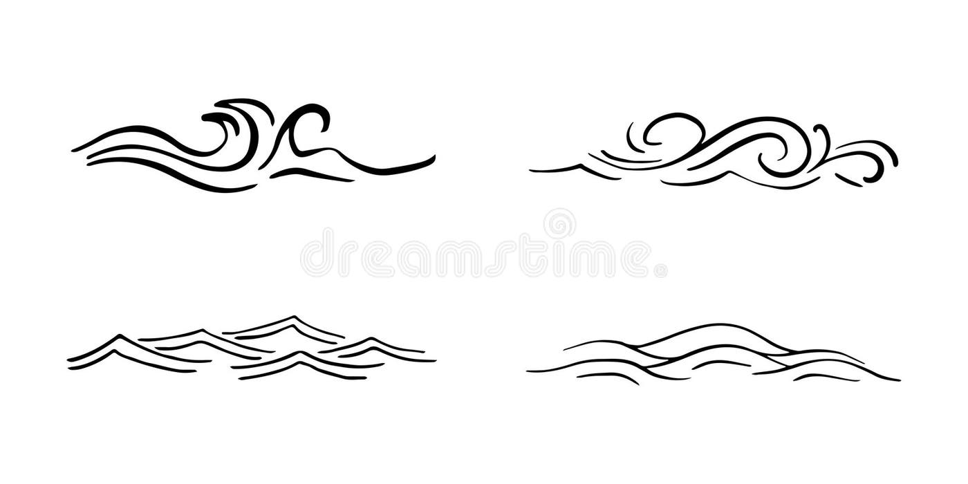 Handdrawn Wave Sketch Stock Illustrations – 3,273 Handdrawn Wave Sketch ...