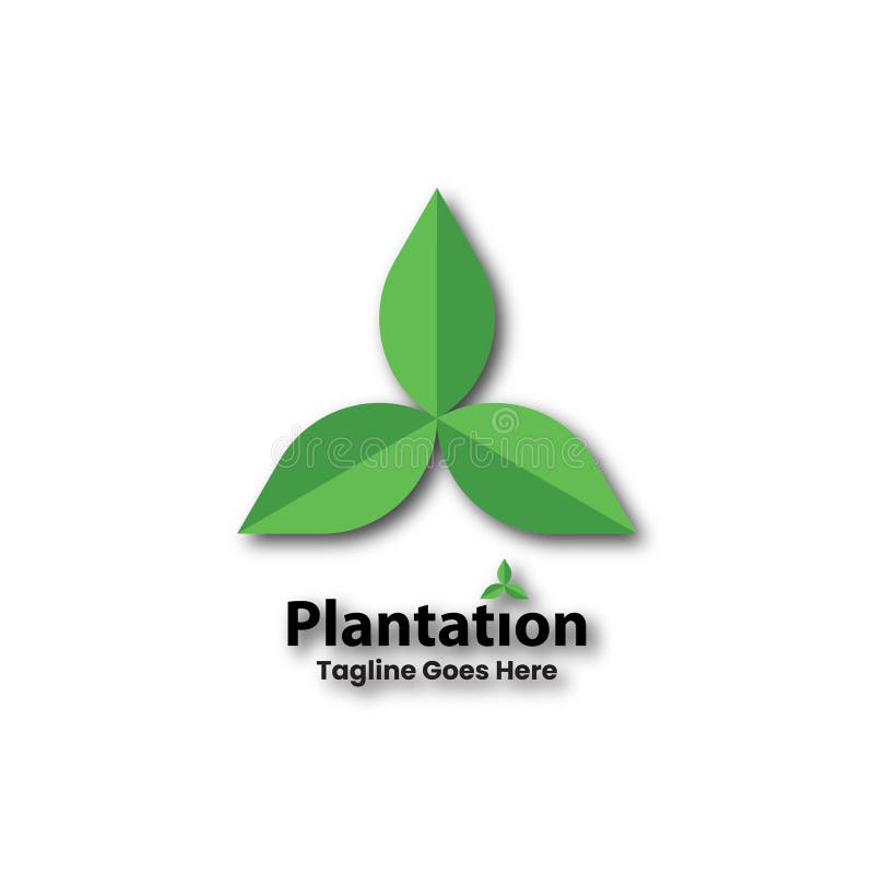 Plantation Logo Design by Adobe Illustrator CC Version Stock Vector ...
