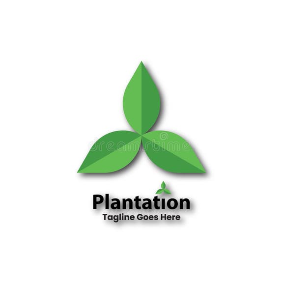 Plantation Logo Design by Adobe Illustrator CC Version Stock Vector ...