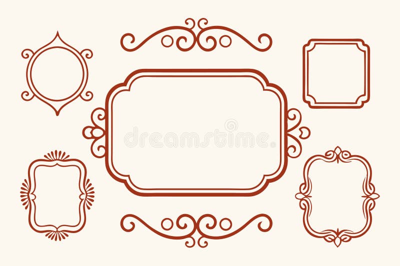 Vintage Shapes Templates