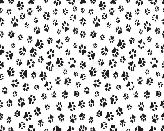 Black trace of cats stock illustration. Illustration of decoration ...