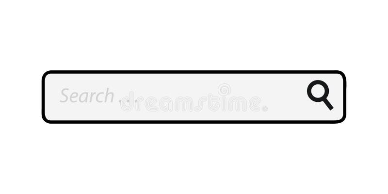 Search Bar Template stock vector. Illustration of technology - 328163082