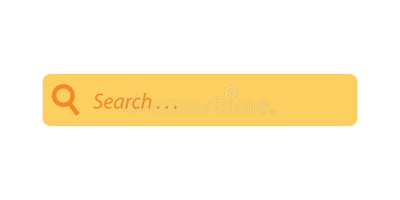 Search Bar Template stock vector. Illustration of glass - 328163088
