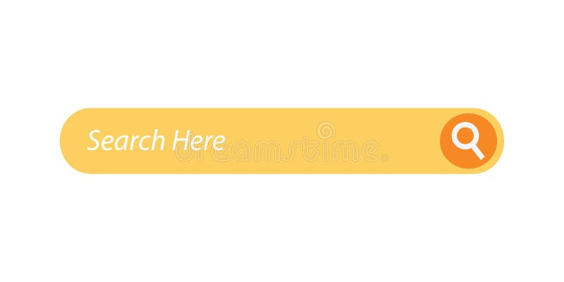 Search Bar Template stock vector. Illustration of horizontal - 328163098