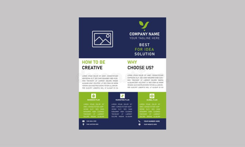 Abstract Business Flyer Design Template Standard Quality Pro Design ...