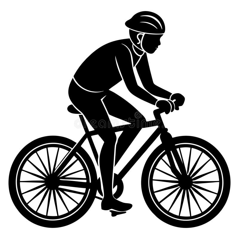 Bicycle Icon. Bicycle Race Symbol. Cycling Race Flat Icon. Cyclist Sign ...