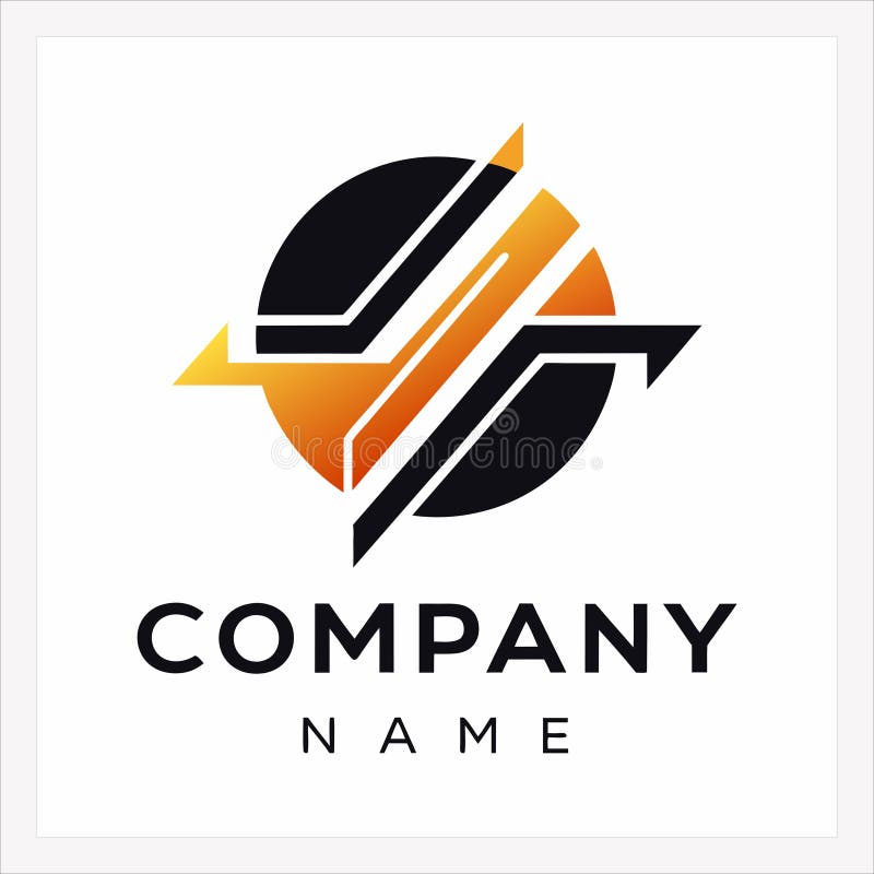 Logo for the Company Vector Art Illustration Stock Vector ...