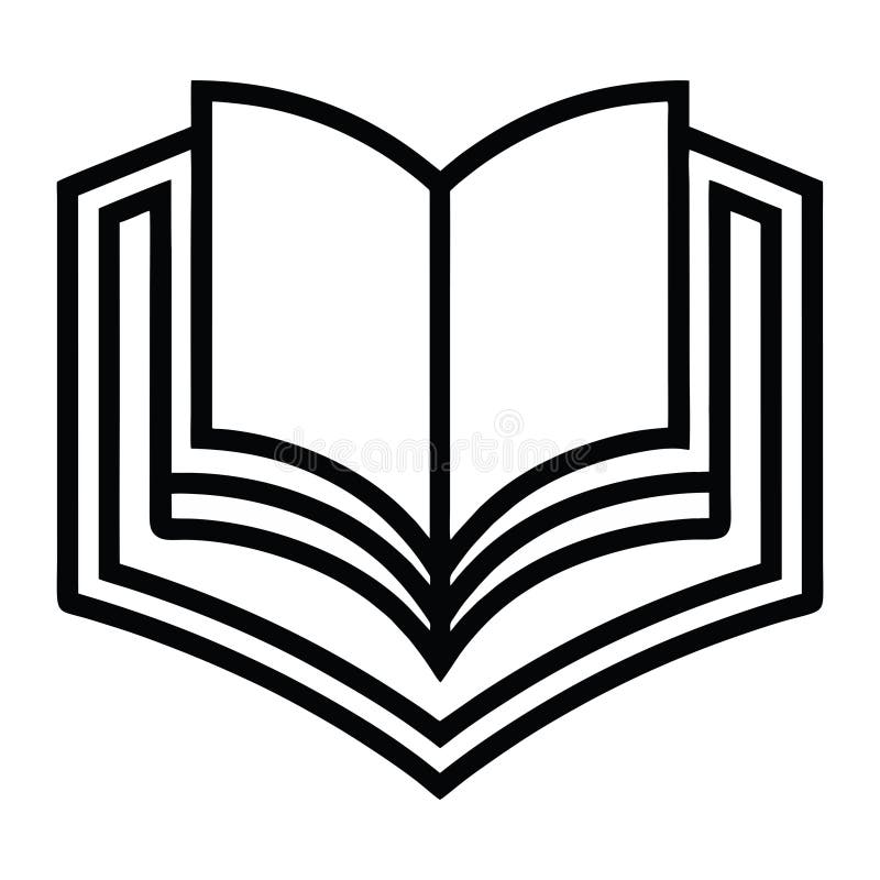 Book Icon Vector Logo Design Template Vector. Stock Vector ...